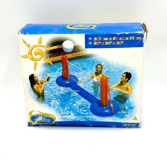 Intex | Other | Vintage Intex Inflatable Pool Volleyball Game The Wet ...